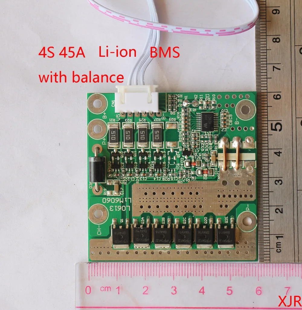 4s 45a Pcm Pcb Bms 18650 Li-ion Battery Protect Board For 4 Packs 18650 ...