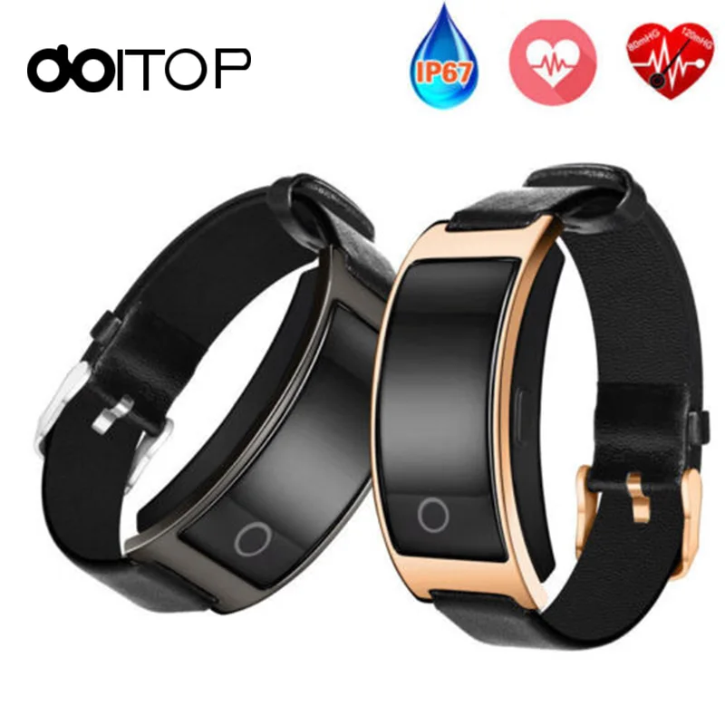 Newest CK11S OLED Smart Watch Bracelet IP67 Waterproof Sports Leather ...