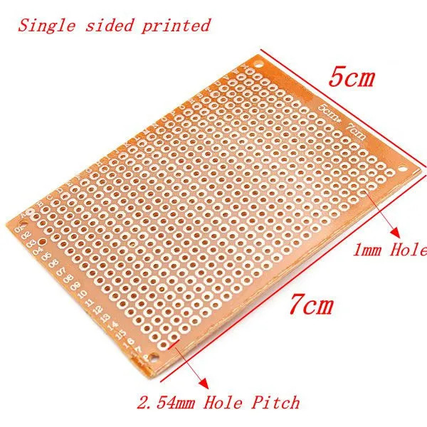 10pcs Blank PCB Breadboard Universal DIY Phototype Board Single Side ...