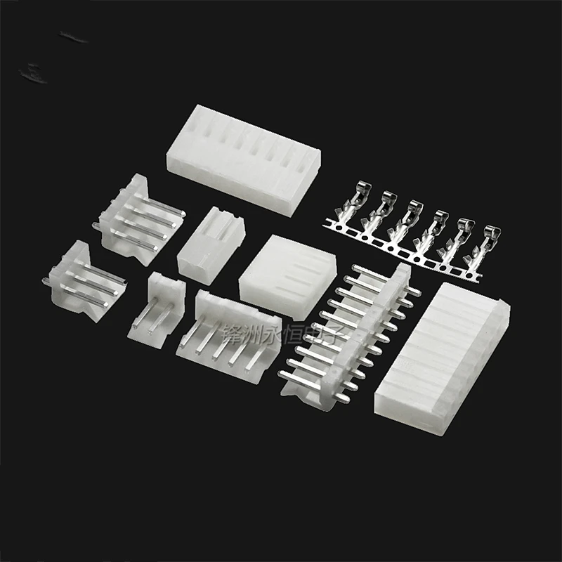 50SET/LOT Straight pin CH3.96 connector terminals Plug + socket + reed ...