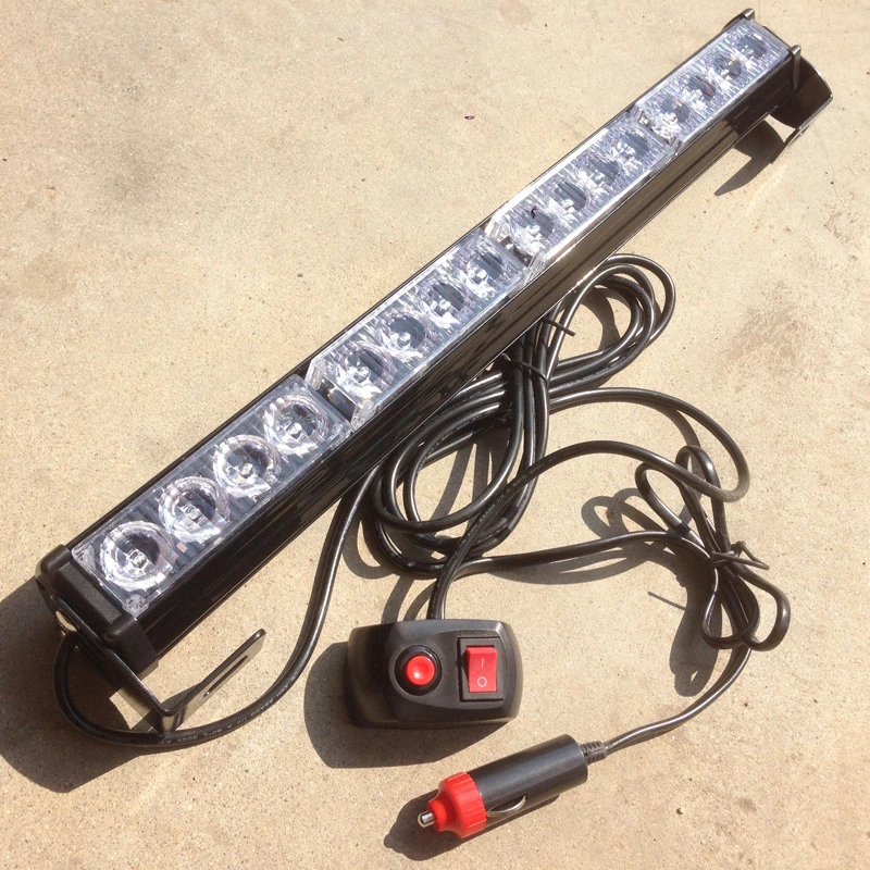 18" Led Warning Light Car Emergency Strobe Light Police Fireman Truck ...