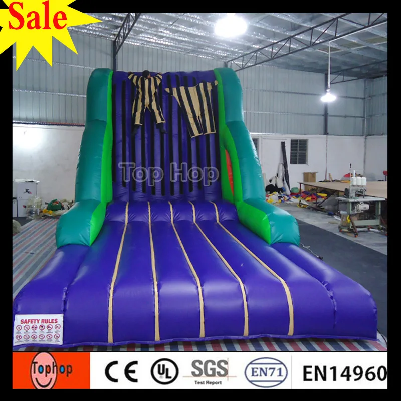 Commercial Outdoor Inflatable Sticky Wall Carnival Game , Cheap Price ...