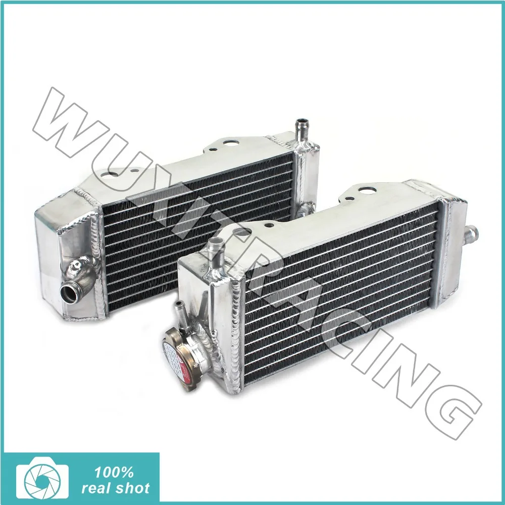 L/R New Aluminium Cores MX Offroad Motorcycle Radiators Cooling X2 fit ...