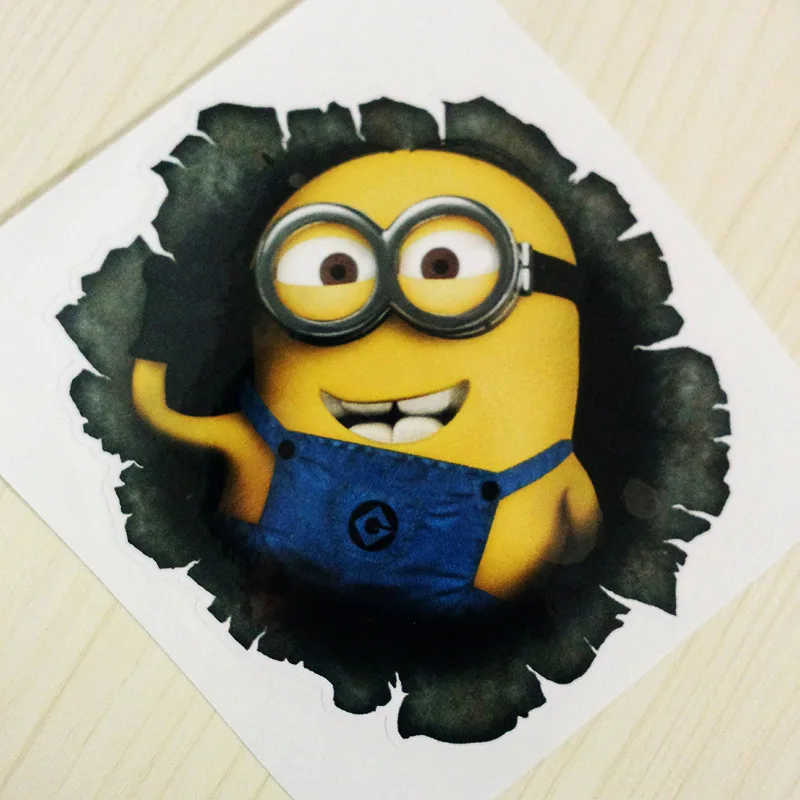 OTOKIT 3D Despicable Me Minions Lindo Pegatina Divertido De La ...