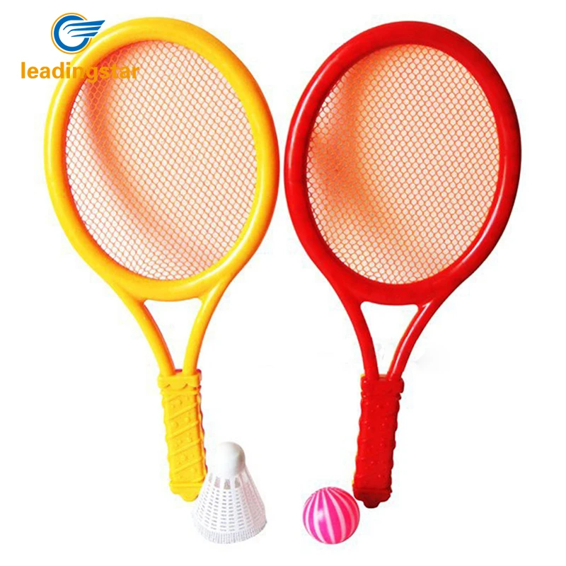LeadingStar Plastic Rackets Set Tennis Racquets Battledores with Tennis ...