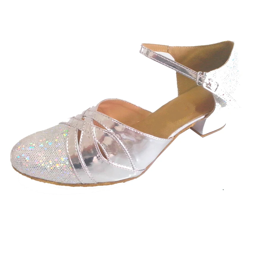 Women's Customized Heel Modern Closed Toe Salsa Latin Ballroom Party ...