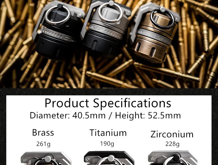 Commander Series New Titanium Alloy Gyro EDC Equipment Adult ...