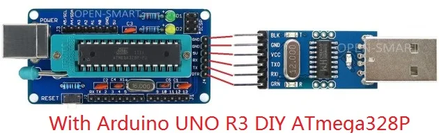 UNO R3 DIY модуль ATmega328P программист макетная плата Встроенный загрузчик UNO для Arduino UNO R3