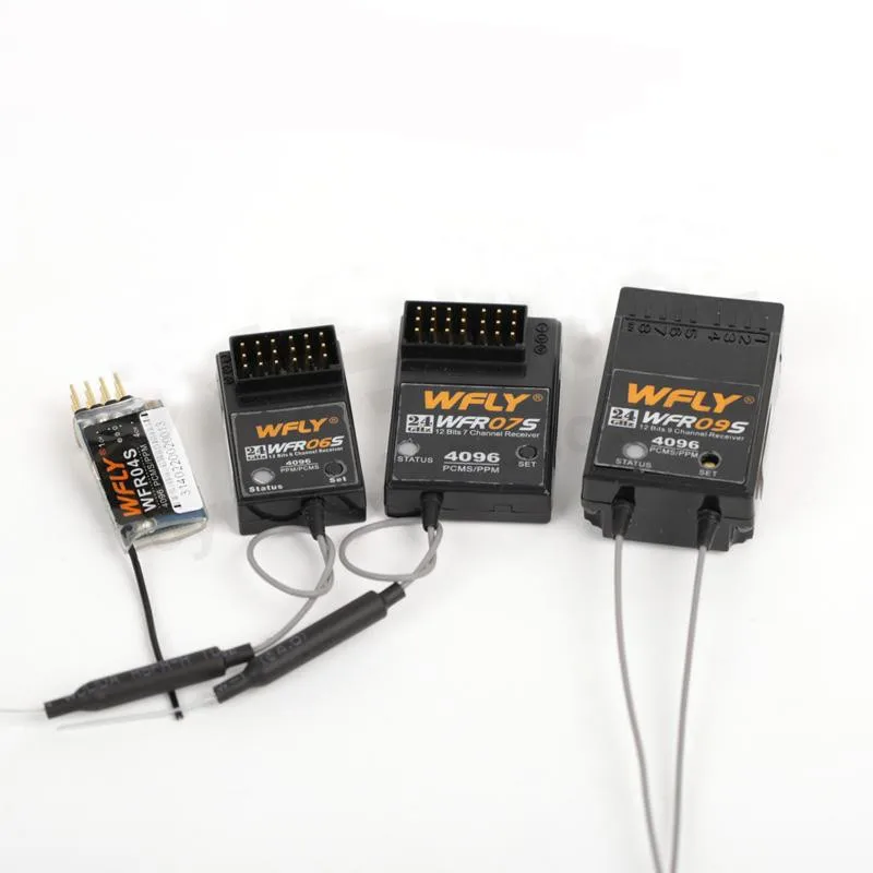 Feiying WFLY 2.4G Receiver WBUS WFR04S WFR06S WFR07S WFR09S for 4CH 6CH ...