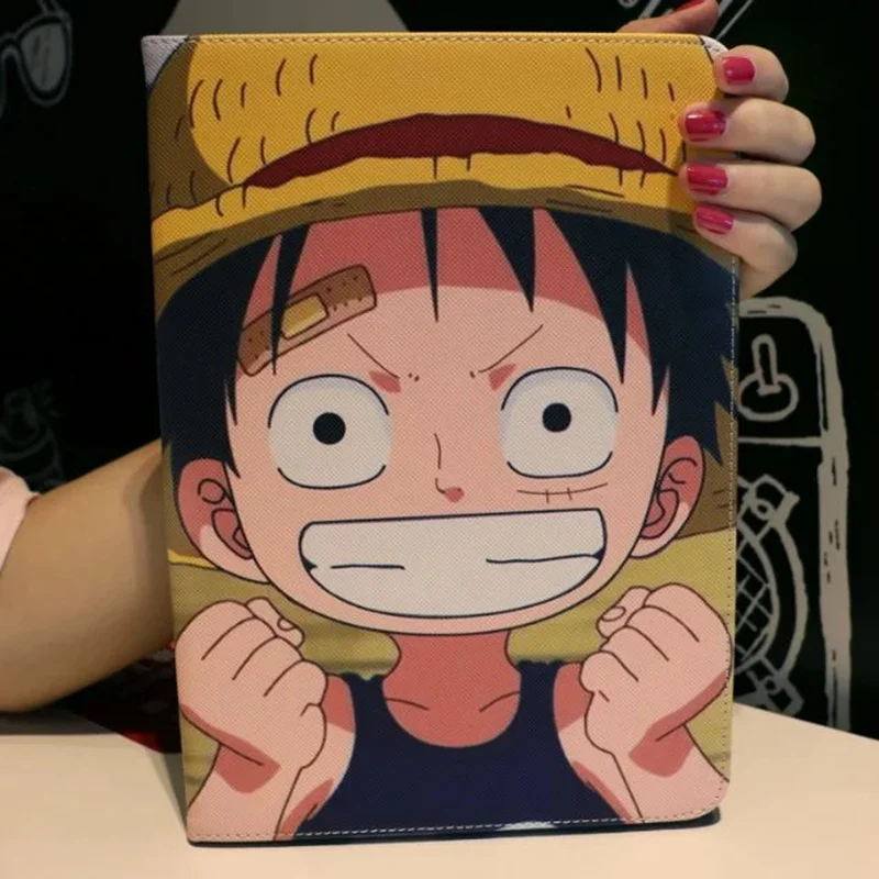 Tablet Case for Apple ipad 4 / 3 / 2 New one piece Luffy prints PU ...