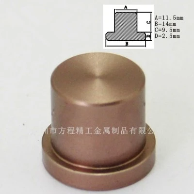 12pcs aluminum cap knob 14*12mm Audio Amplifier Button Decoder Button ...