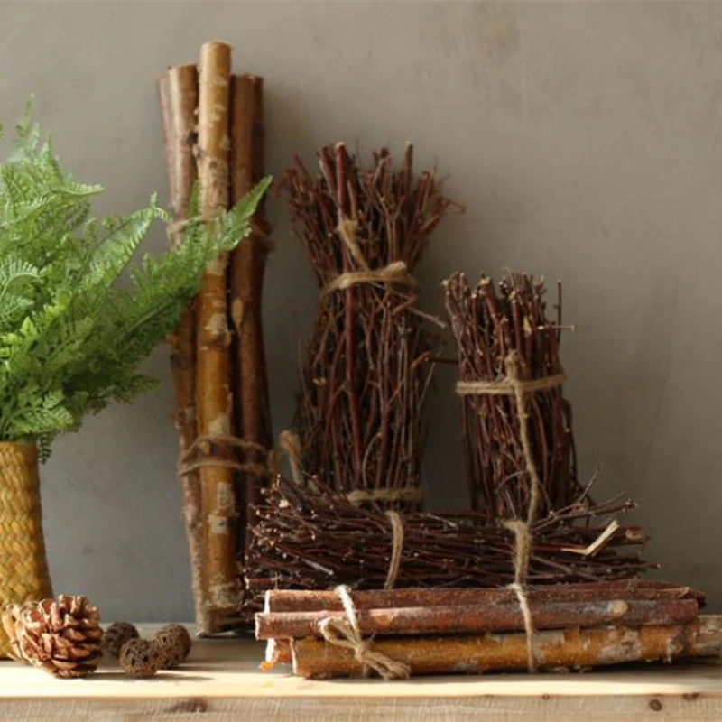 Natural-Dried-Branch-Rustic-Wedding-Decors-for-Home-White-Birch-Twigs ...