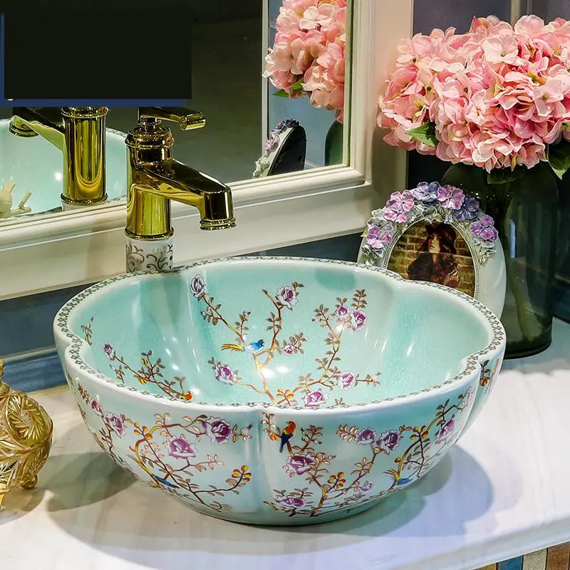Colorful Bathroom Wash Basin