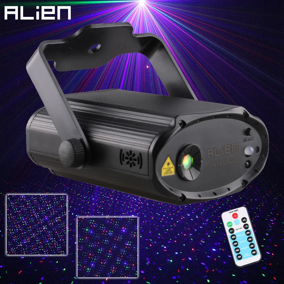 ALIEN proyector láser con control remoto RGB, dispositivo de proyección ...