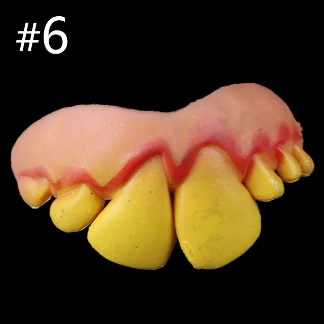 1 Piece Funny Goofy Fake Rotten Teeth Jokes Prank Denture Props for ...