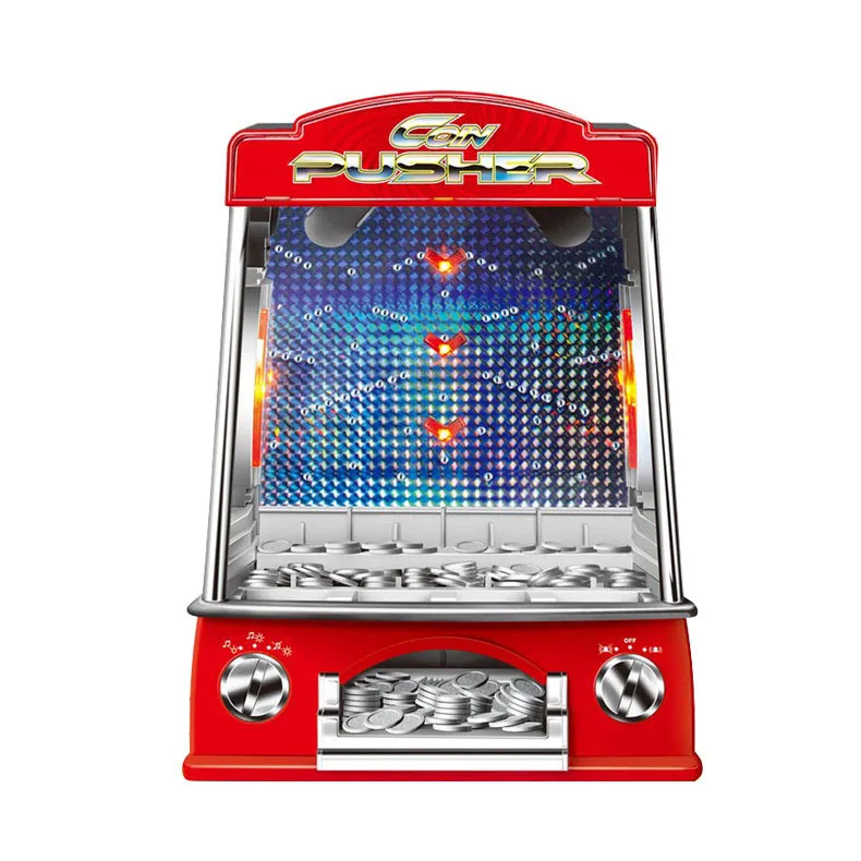 Very Popular The Electronic Coin Pusher Arcade Game Machine Creative