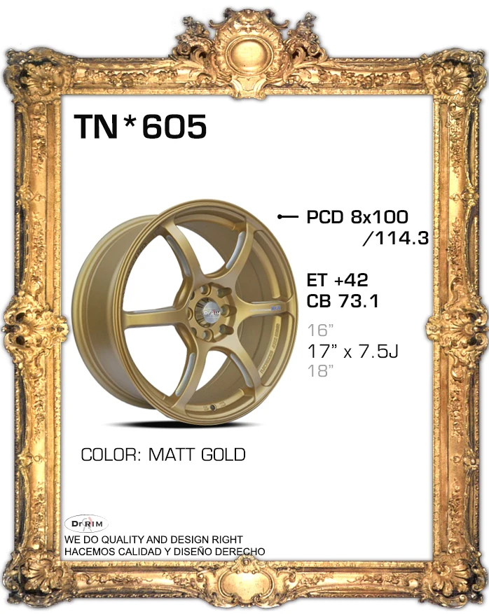 17 Inch X 4 ADVAN RACING STYLE 6 SPOKE TUNNING ALLOY WHEELS RIMS FIT ...