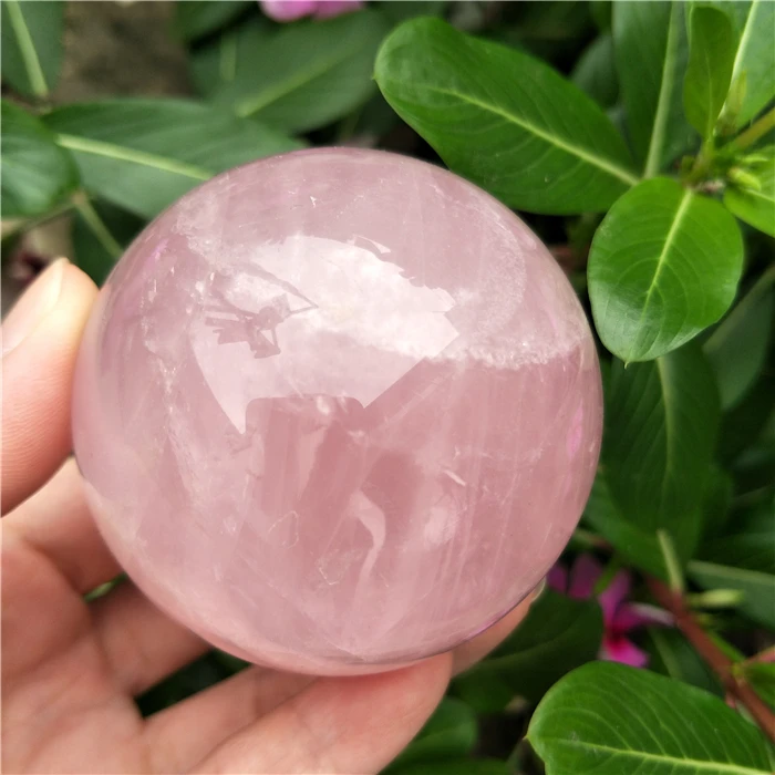 Home Décor Rose Quartz Sphere Home & Living etna.com.pe