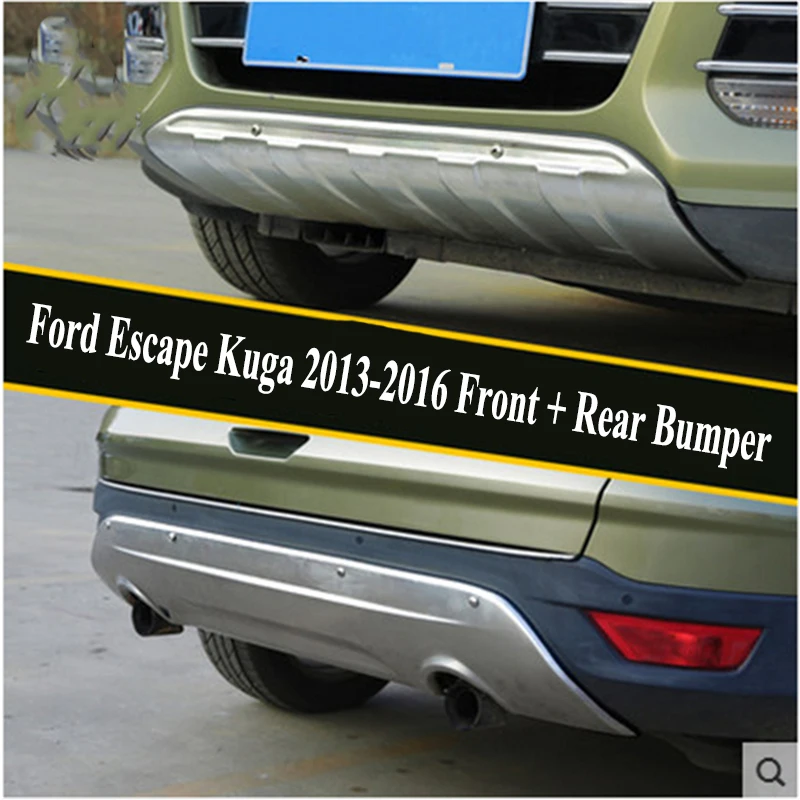 JIOYNG-For-Ford-Escape-Kuga-2013-2016-Front-Rear-Bumper-Diffuser ...