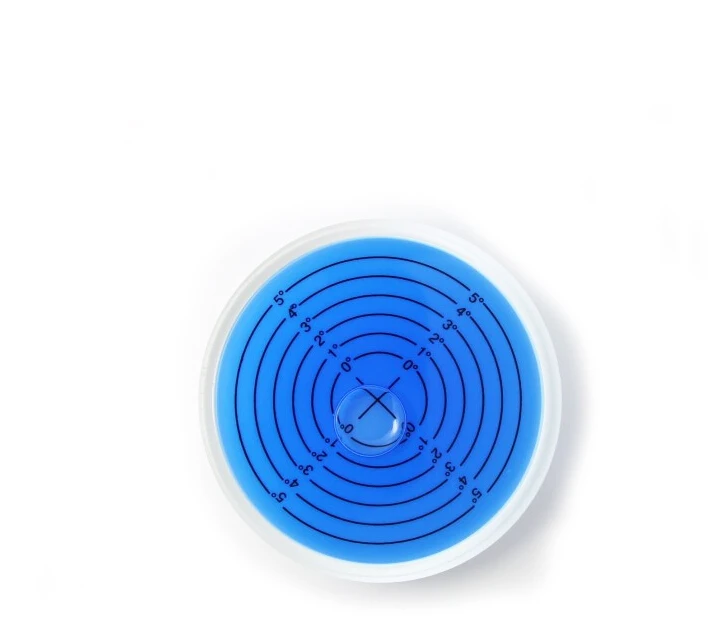 90mm Diameter Precision Bullseye Bubble Spirit Level with Mounting Hole ...