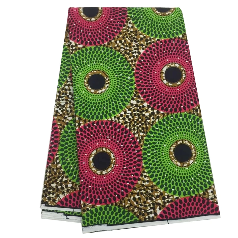 high quality african wax prints fabric with stones ankara sewing ...