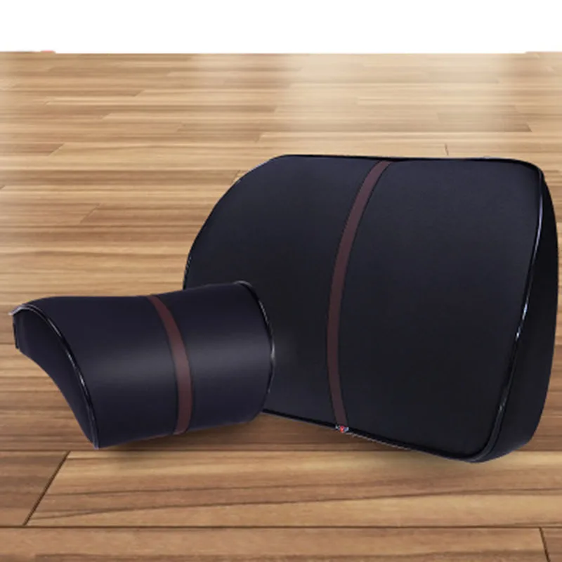 Free shipping Adjustable Car Headrest Neck Pillow Leahter Auto Neck ...