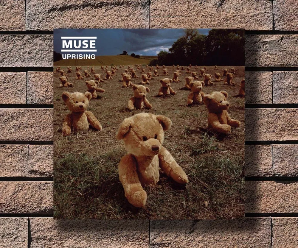 G 152 Muse Uprising Music Rapper Album Cover Fabric Home Decoration Art ...