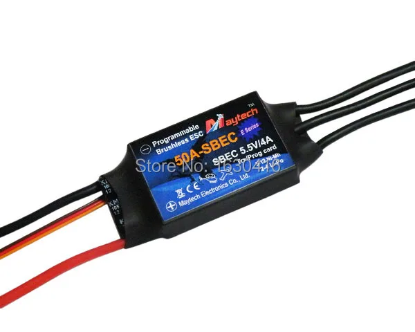 cheap HE type rc plane brushless ESC 50A with 5V/4A Switch BEC ...