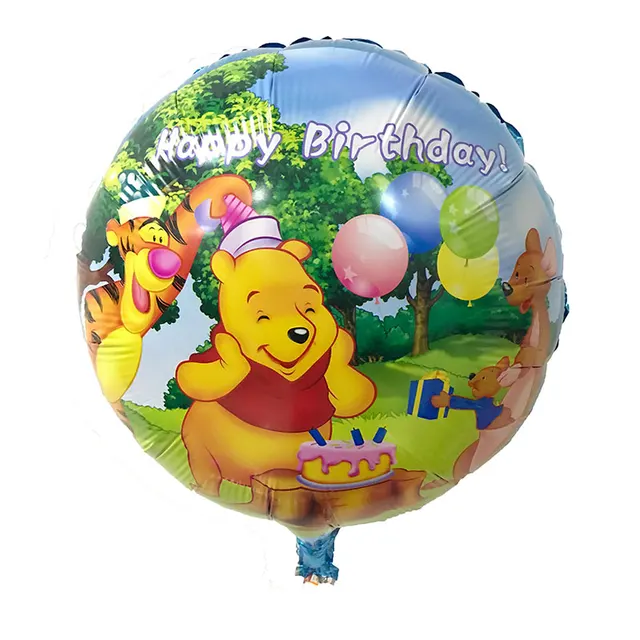 1PC 18 inch round Winnie the Pooh balloon Winnie the Pooh Helium foil ...