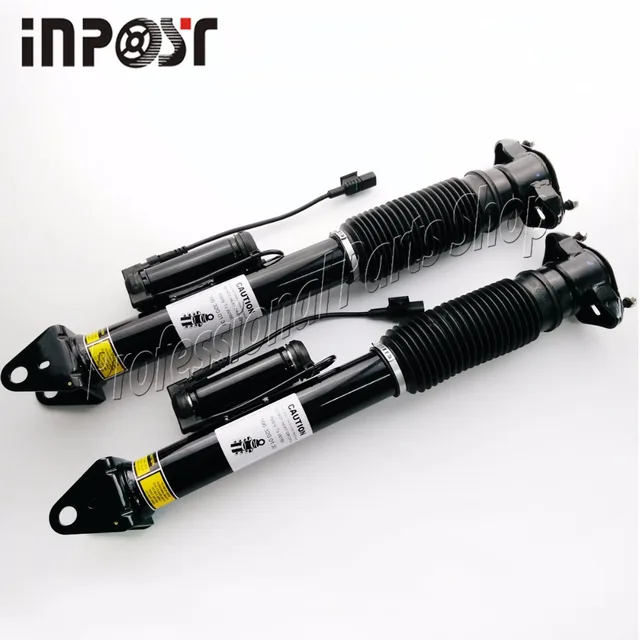 PAIR Rear With ADS Air Shock Absorber Fit For Mercedes W166 ML/GL Class ...