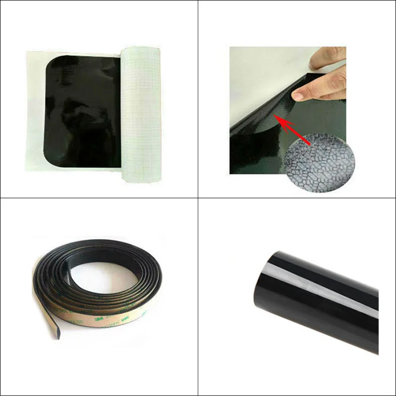 Car Imitation Fake Sunroof Sticker Black Glossy Wrap Roof Vinyl Film ...