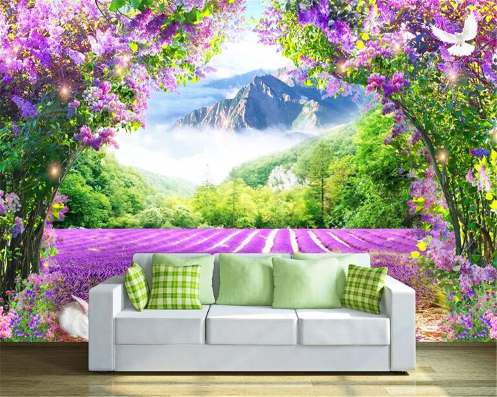 beibehang papel de parede 3d behang Custom mural silk cloth 3d room ...