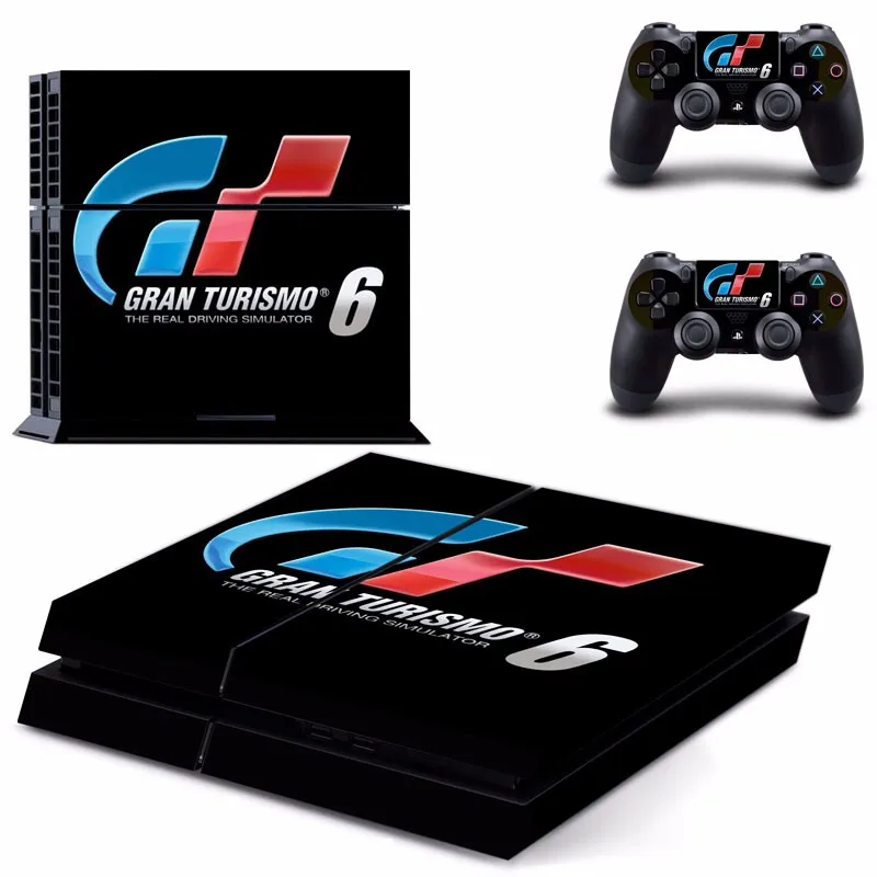 GRAN TURISMO 6 Vinyl PS4 Skin Sticker For Playstation 4 Console and Two ...