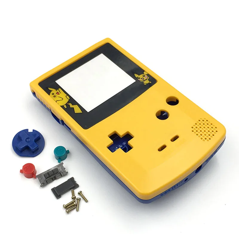 Retrogaming,6 coques de remplacement pour console de jeu Gameboy Color ...