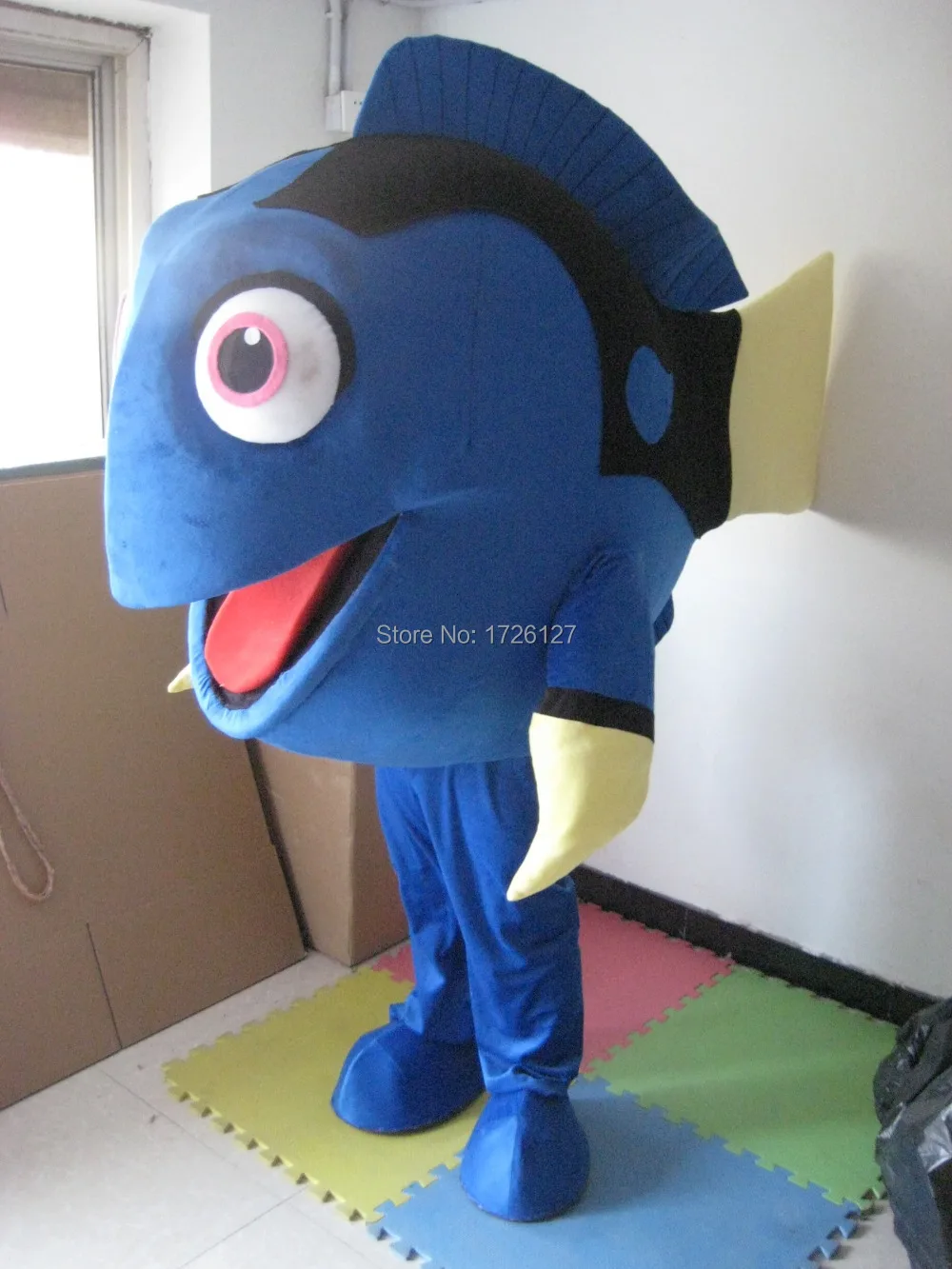 Blue Fish Mascot Custom Fancy Costume Anime Cosplay Mascotte Theme ...