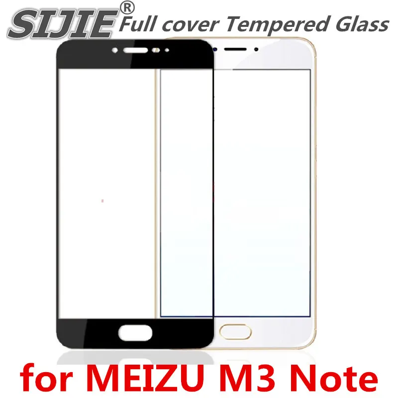 Full cover Tempered Glass for MEIZU M3 Note M3note Blue Charm Note3 phone Screen Protective ...