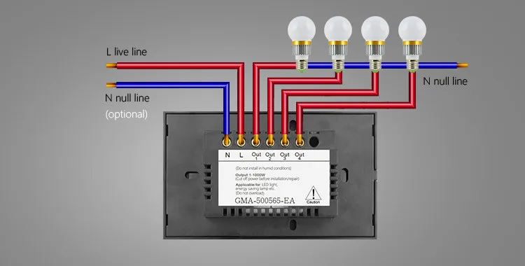 AU/US Standard, New 1000W Crystal Glass Panel wireless remote control ...