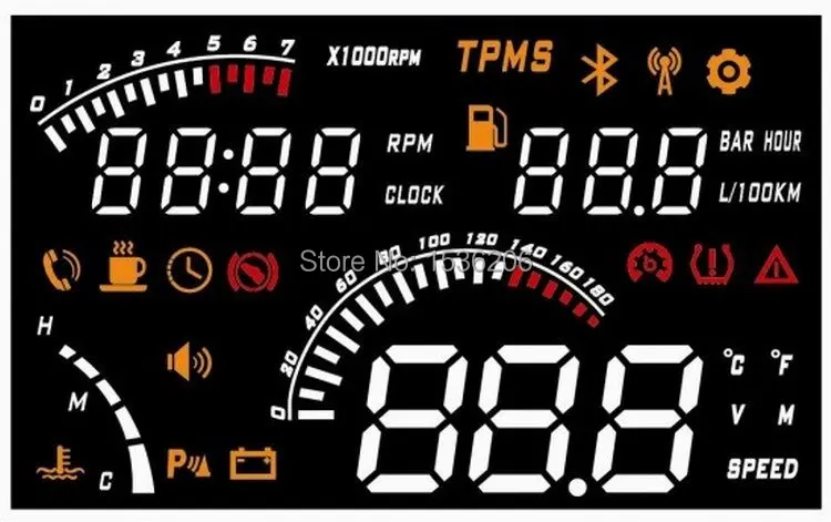 HUD-on-board-head-up-display-overspeed-warning-fatigue-driving-reminds ...