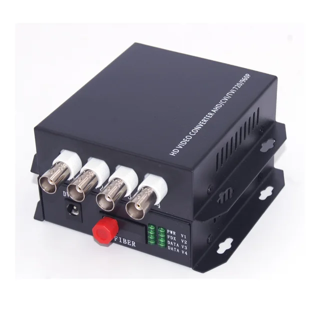 Premium Video Extenders, 4 Channels HD Video over Singlemode Fiber ...