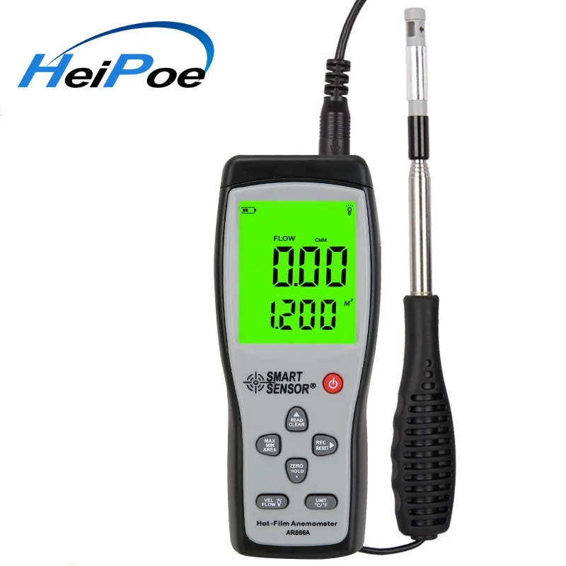 SMART-SENSOR-Digital-Hot-film-Anemometer-Wind-Speed-meter-Air-Velocity ...