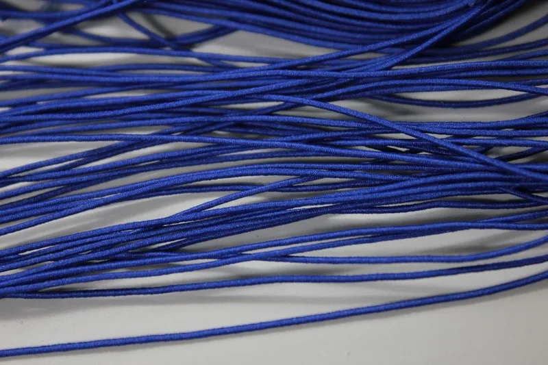 50 Yards 0.8mm Royal Blue Elastic String, 0.8mm Stretchy Cords (two ...
