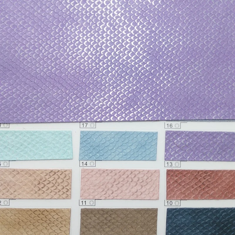 91x134cm Synthetic Leather, Embossed Snake Leather, Metallic PU Leather ...
