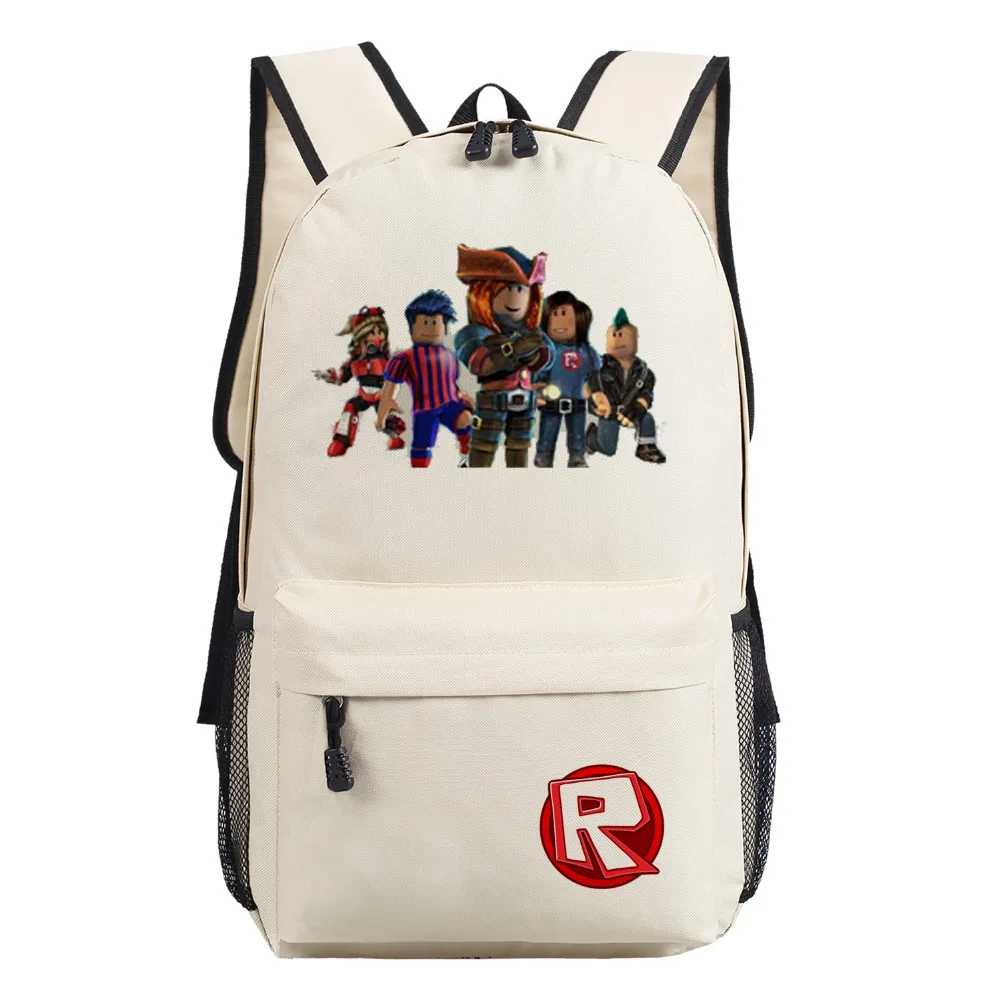 WISHOT Roblox Games Backpack School Bags camouflage Bag Fashion ...