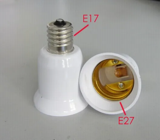 E17 에서 E26 로 나사 변환 램프 홀더, 중간 베이스 E17 에서 표준 중간 베이스 E26 E27 변환기, 110v 220v|램프 베이스| - AliExpress