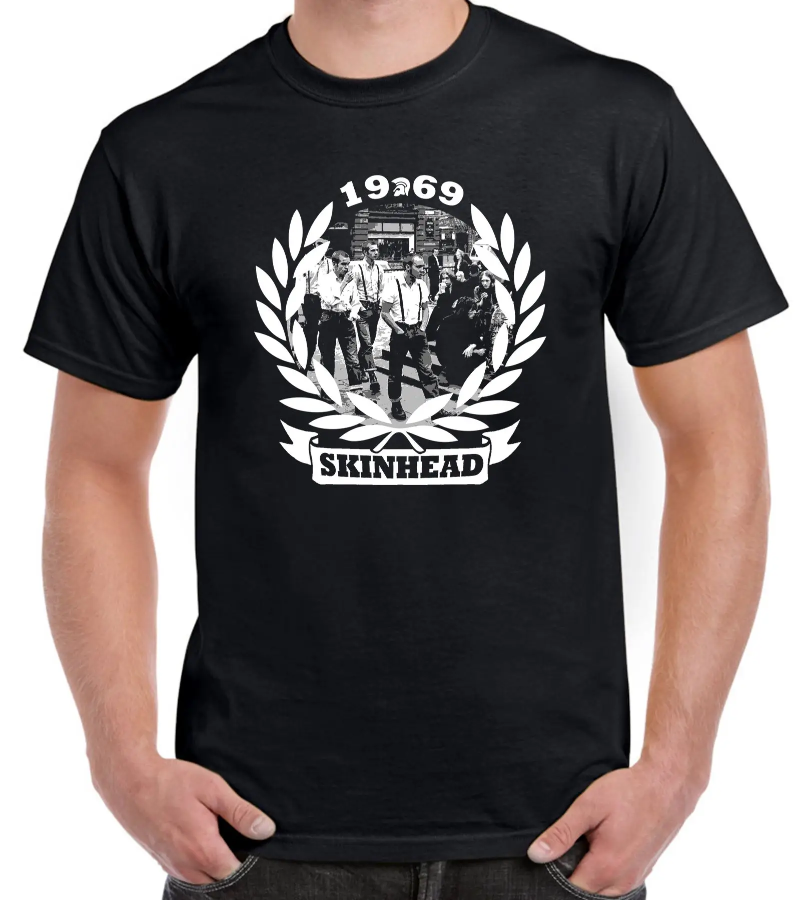 1969 Skinhead Logo Northern Soul Men's T Shirt-in T-Shirts from Men's ...