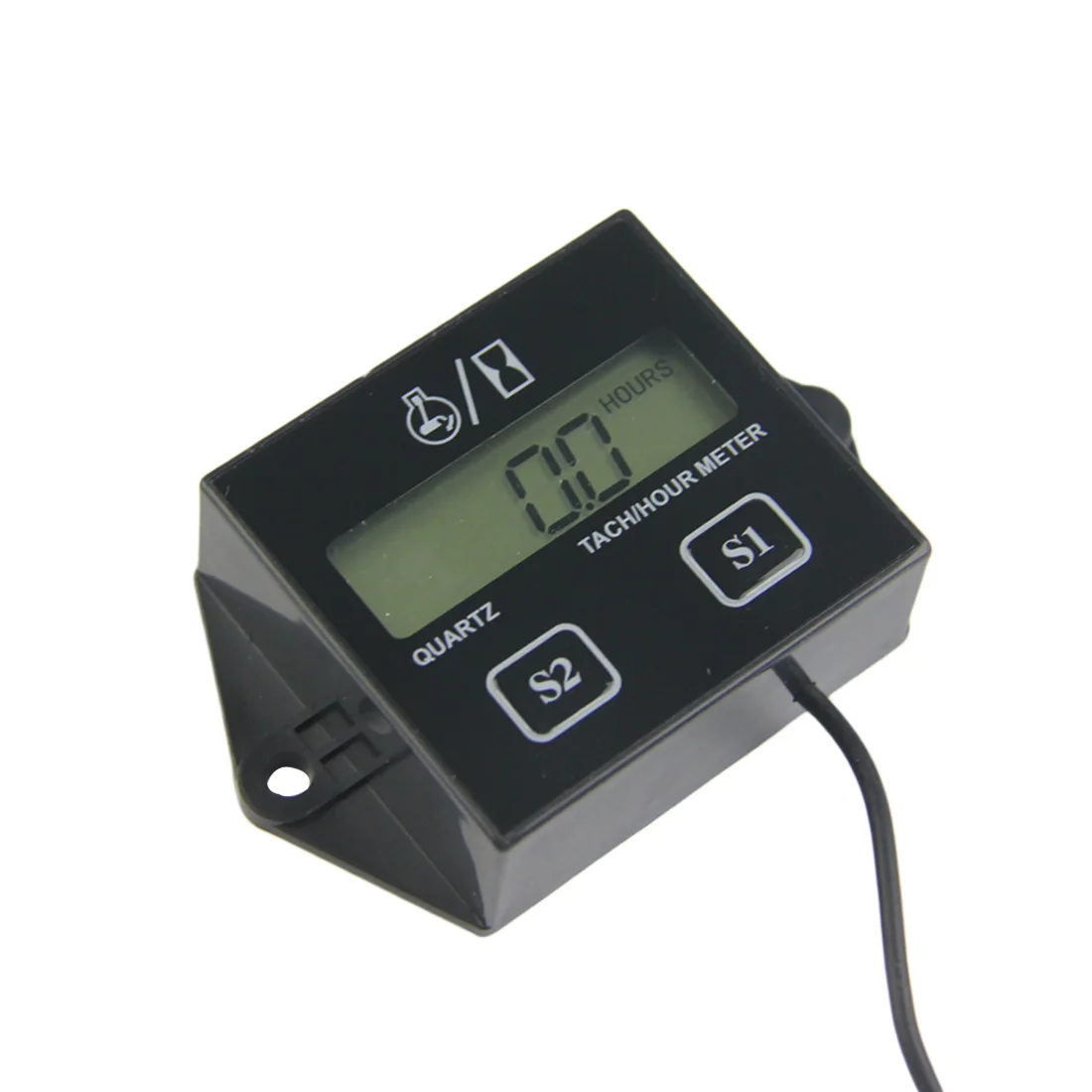 Fatcool Tech Hour Meter Digital Engine Tachometer Gauge Inductive For Motorcycle Motor Stroke ...