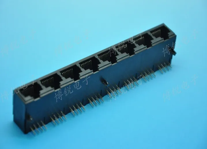 AMP TYCO network connector RJ45 Ethernet port seat 1 * 8 90 degree bend ...