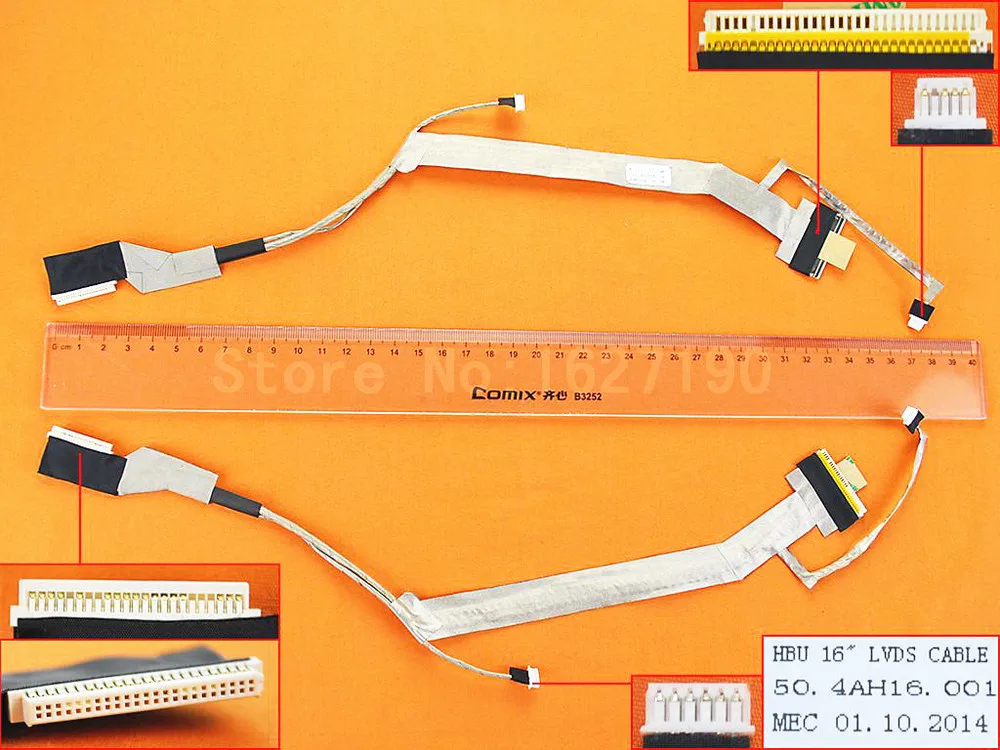 Cable para portátil HP COMPAQ CQ60 G60 16 "(con conector de cámara) PN ...