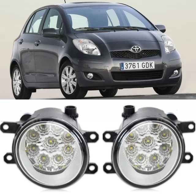 Car Styling For Toyota Yaris Hatchback 2009 2010 2011 9 Pieces Leds ...