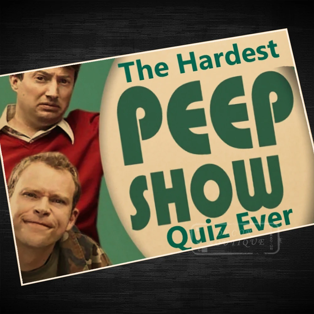 Peep Show US TV Shows Vintage Retro Poster Decorative DIY Wall Canvas ...